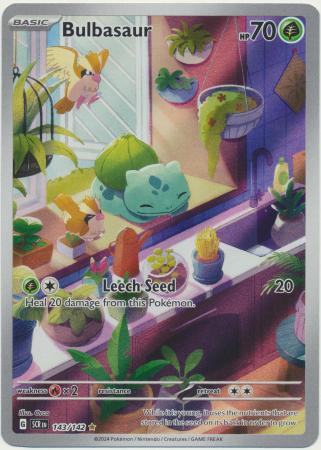 Bulbasaur - 143/142 - Illustration Rare – Mi Ardillosa Tienda