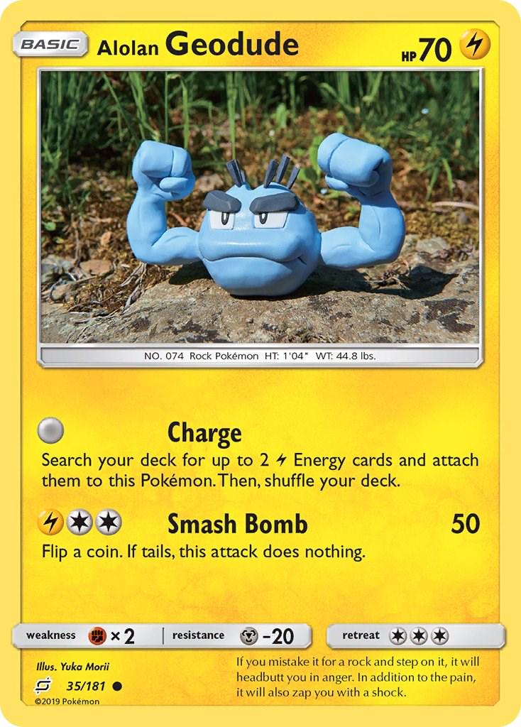 Alolan Geodude - 35/181 - Common – Mi Ardillosa Tienda
